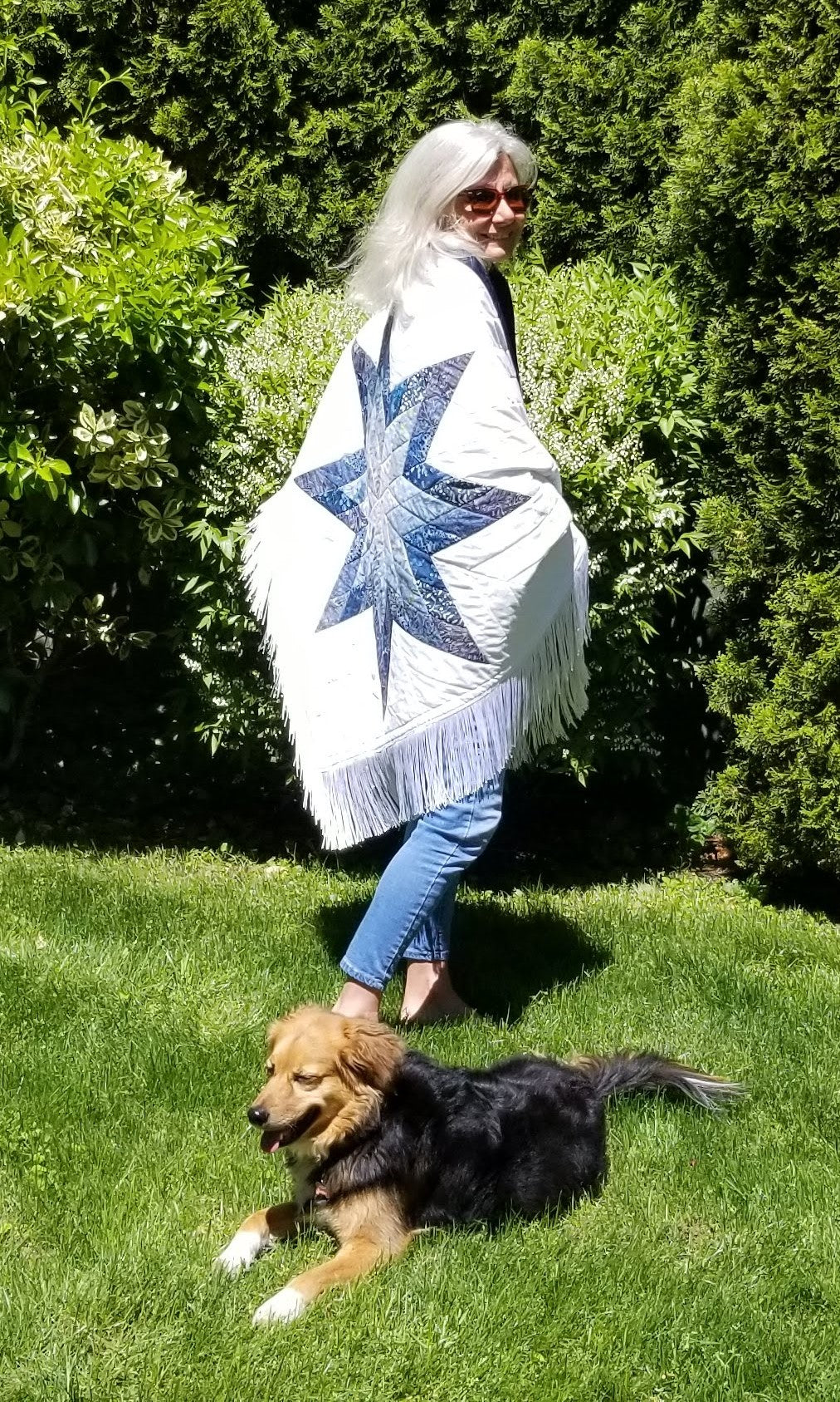 Lone Star Quilted Shawl Pattern (PDF ONLY) – Trendy Quilts by Ana Galan