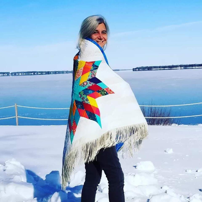 Lone Star Quilted Shawl Pattern (PDF ONLY) – Trendy Quilts by Ana Galan