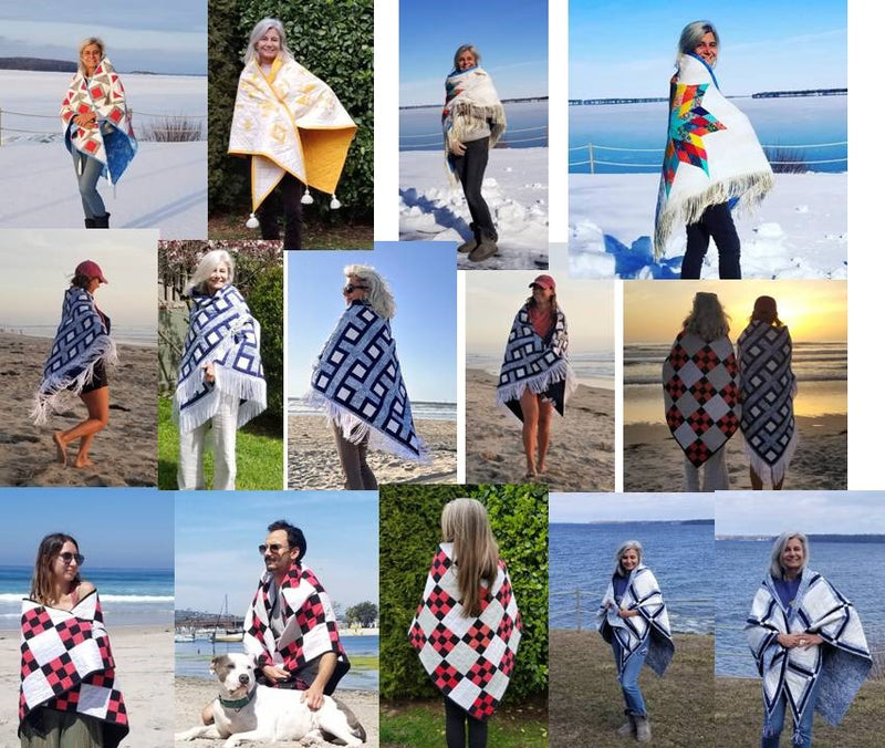 Lone Star Quilted Shawl Pattern#N# – Trendy Quilts by Ana Galan