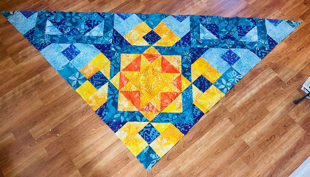 Star Shawl Top Pattern by Ana Galan – Trendy Quilts by Ana Galan